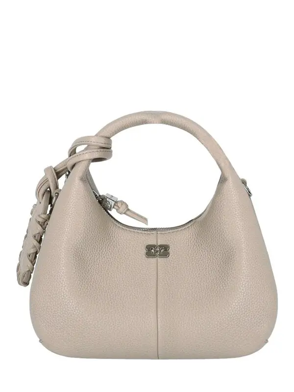 GANNI Hobo Mini Bag - Beige