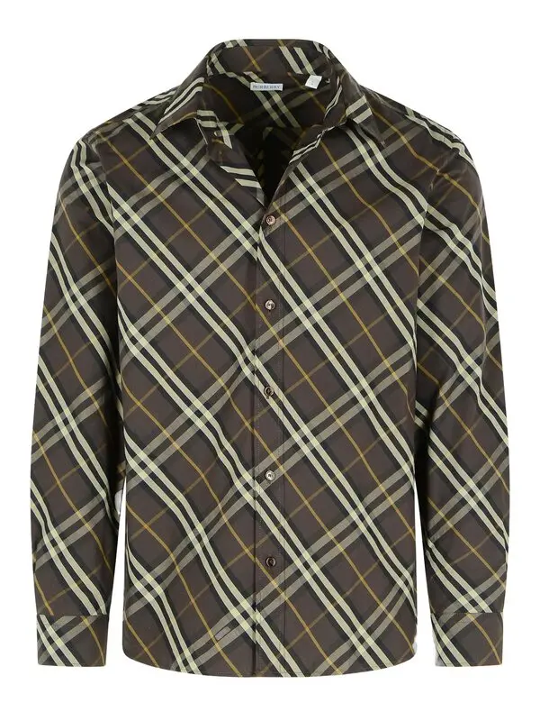 Burberry Cotton Shirt - Brown