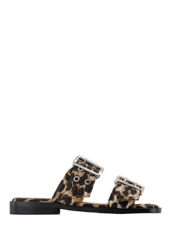 GANNI Feminine Sandals - Printed