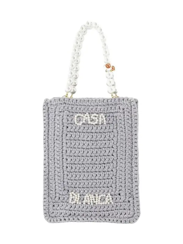 Casablanca Synthetic Mini Shopping Bag - Grey
