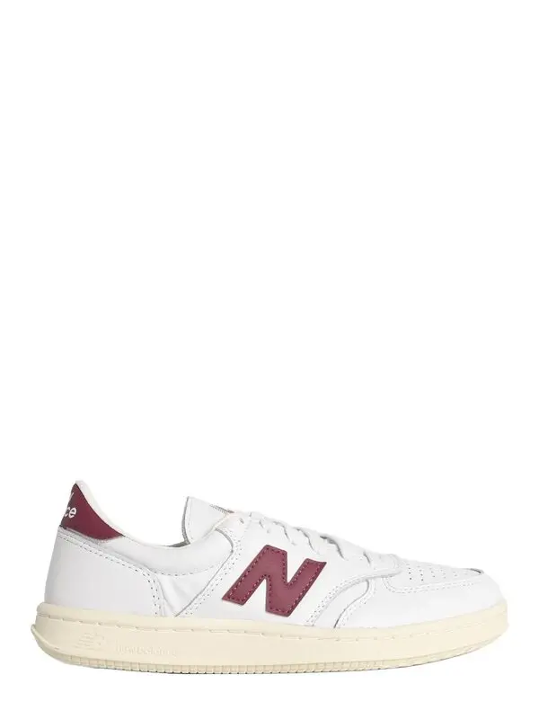 NEW BALANCE T500 Leather Sneakers - White