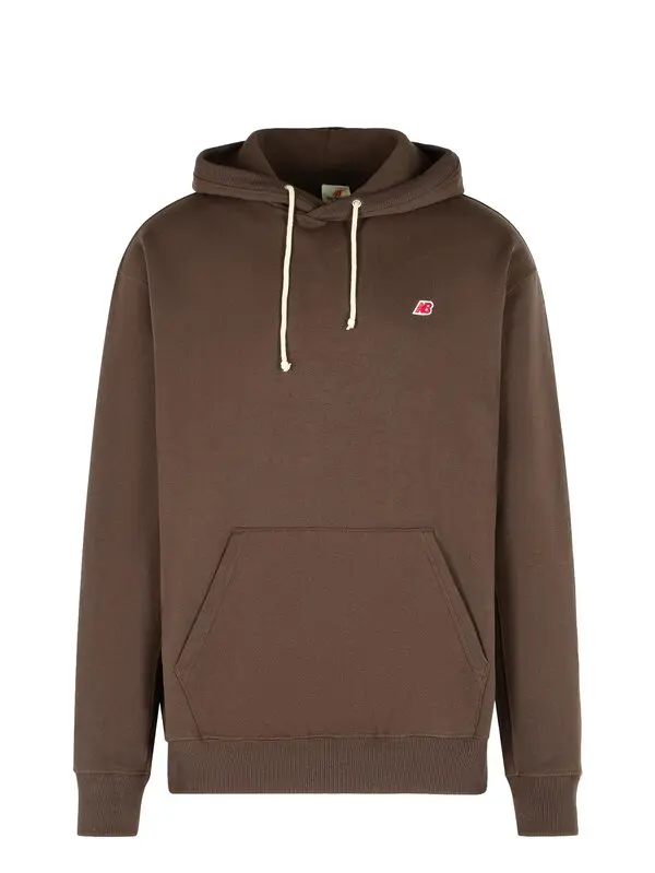 NEW BALANCE Cotton Sweatshirt - Brown
