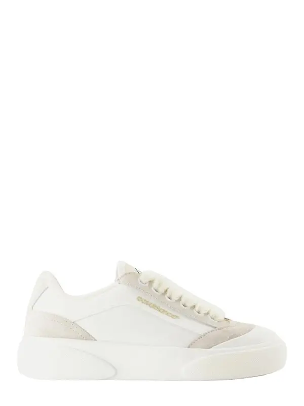 Casablanca Del Mar Leather Sneakers - White