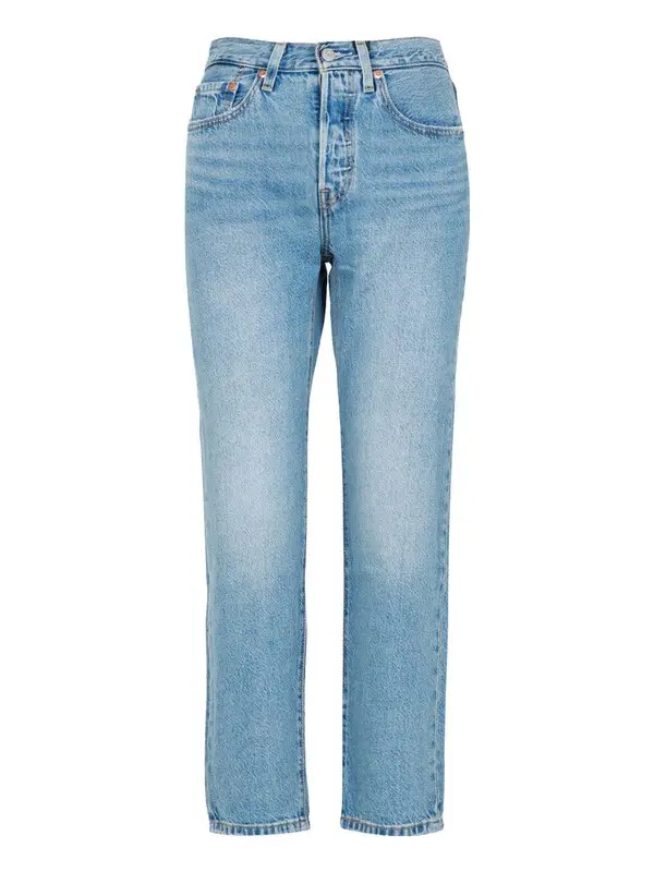 LEVI'S High-waisted Slim Fit Jeans - Light Denim