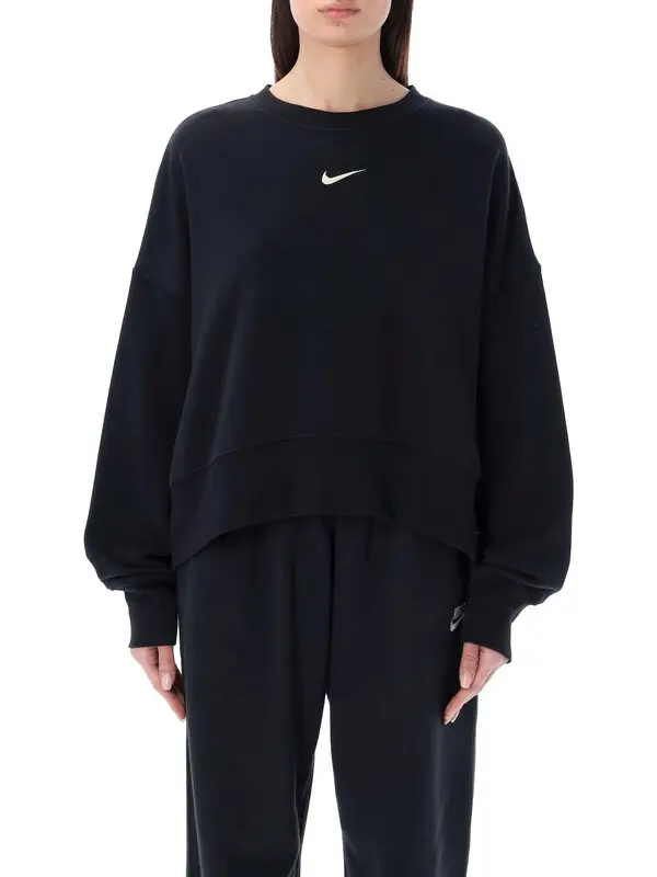 Nike Oversized Fleece Sweatshirt - Black