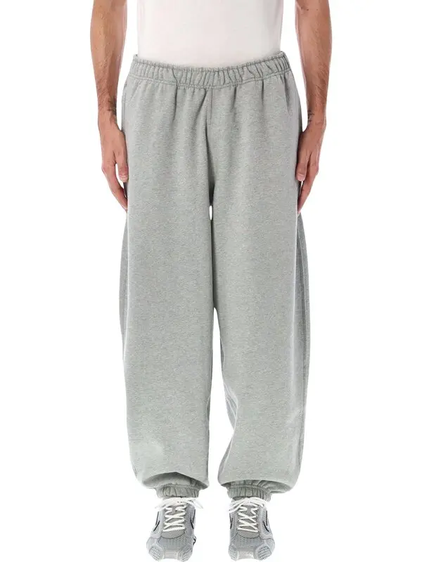 Nike Solo Swoosh Fleece Trousers - Dk Grey Heather