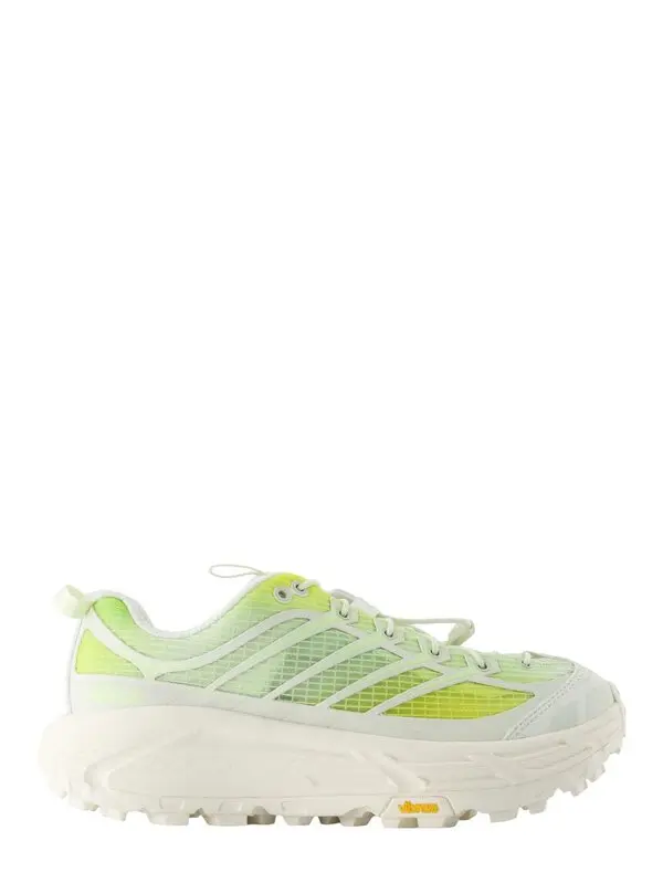 HOKA U Mafate Three2 Grid Mesh Sneakers - Green