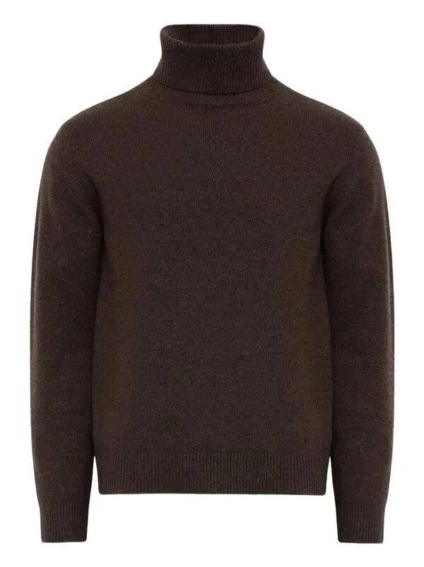 MAISON MARGIELA Roll Neck Sweater - Brown
