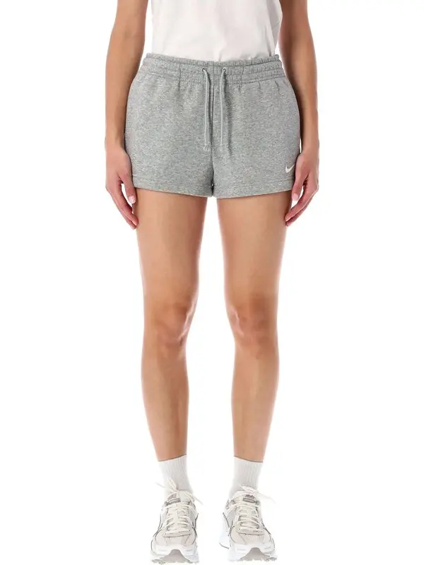Nike Mid-rise Fleece Sweatshorts - Grey Dark Heater