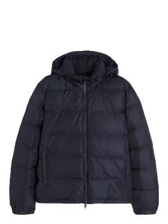 Aspesi Hooded Padded Jacket - Blue