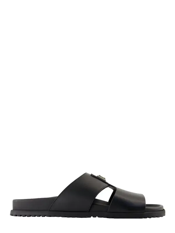 Dolce & Gabbana Leather Sandals - Black