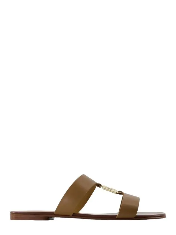 Dolce & Gabbana Leather Sandals - Brown