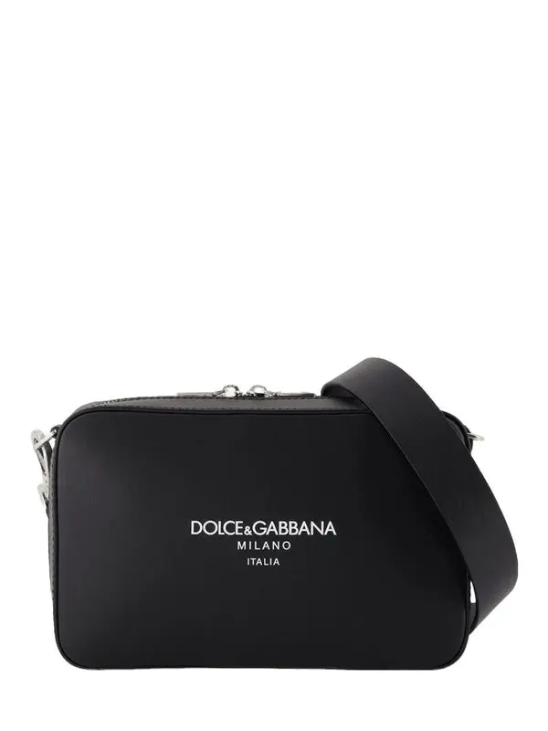 Dolce & Gabbana Leather Crossbody Bag - Black
