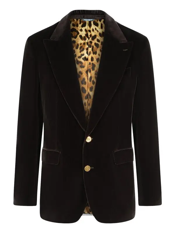Dolce & Gabbana Polyester Blazer - Black