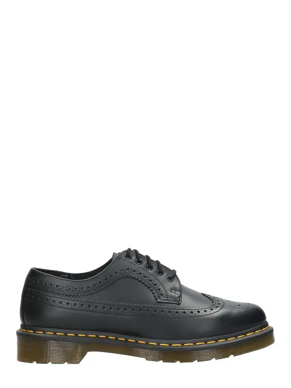 Dr. Martens Leather Flat - Black