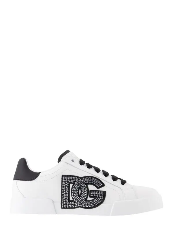 Dolce & Gabbana Leather Sneakers - White