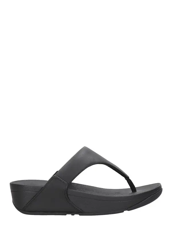 Fitflop Leather Flip-flops - Black