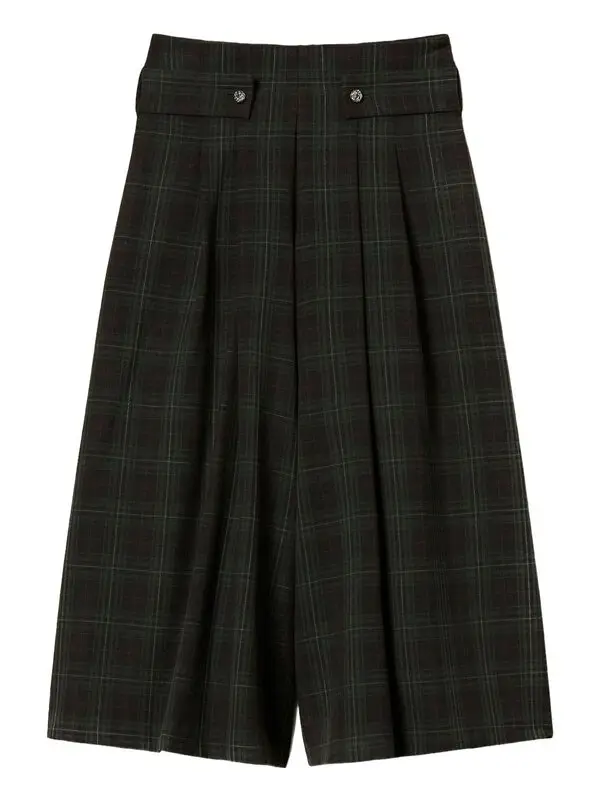 Twin-set Plaid Trousers - Green