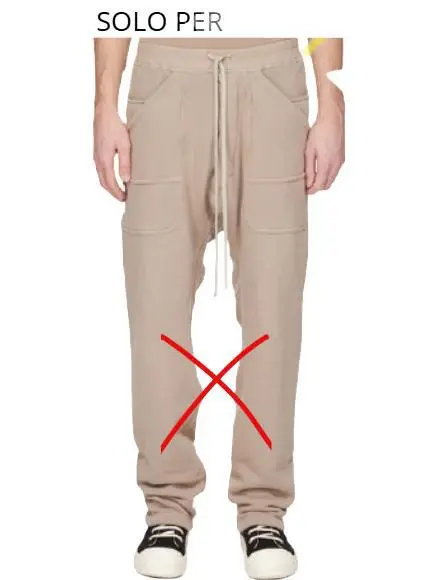 Rick Owens Drawstring Trousers - Black
