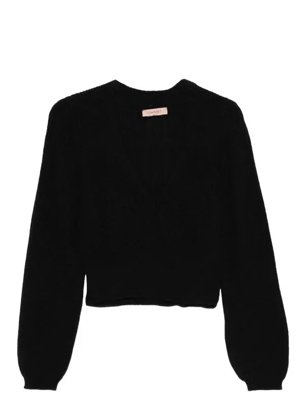 Twin-set Pullover Sweater - Black