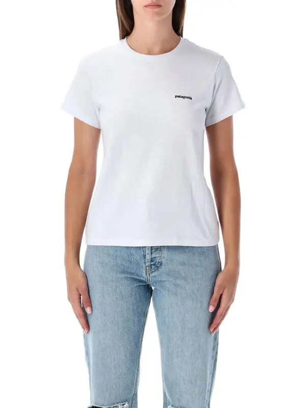 Patagonia P-6 Logo Responsibili-tee - White