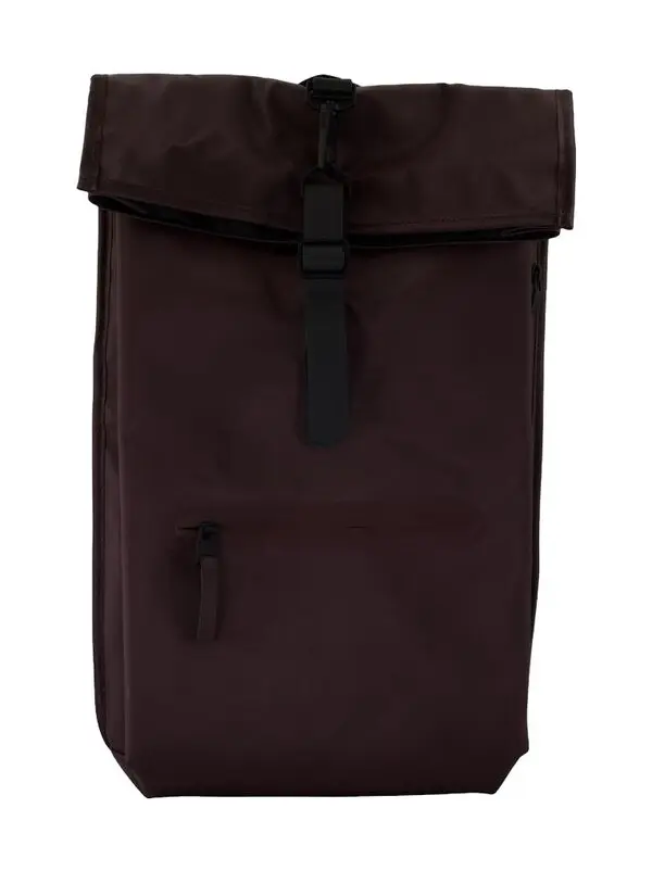 Rains Rolltop Rucksack W3 Backpack - Burgundy
