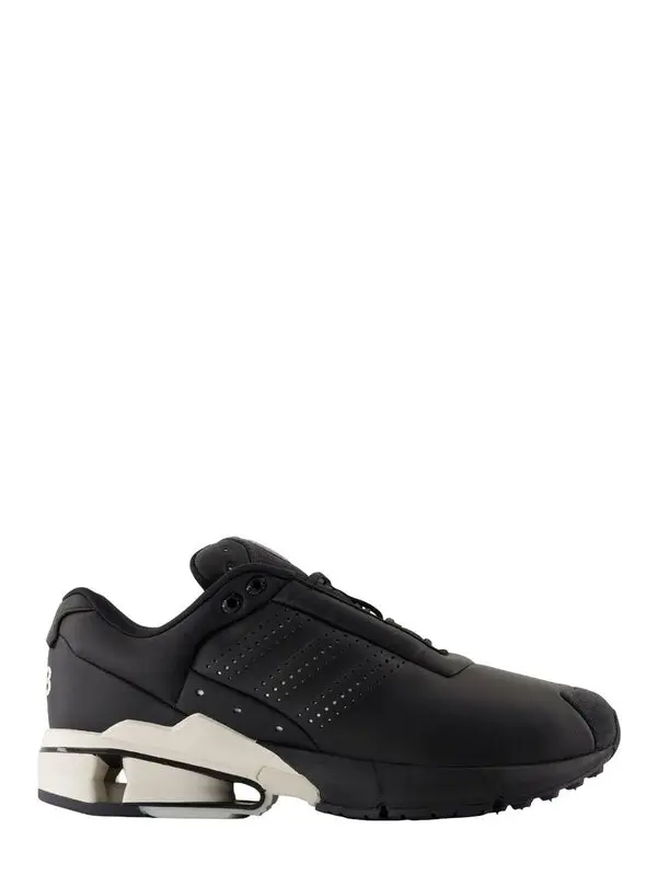 Y3 A3 Control Leather Sneakers - Black
