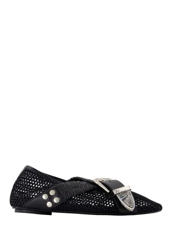 Toga Ballerinas Aj1434 Mesh - Black