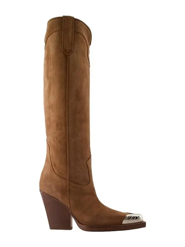 Paris Texas El Dorado Leather Boots - Brown