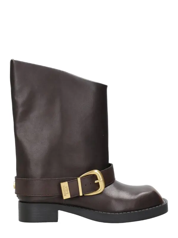 Steve Madden Leather Boots - Brown