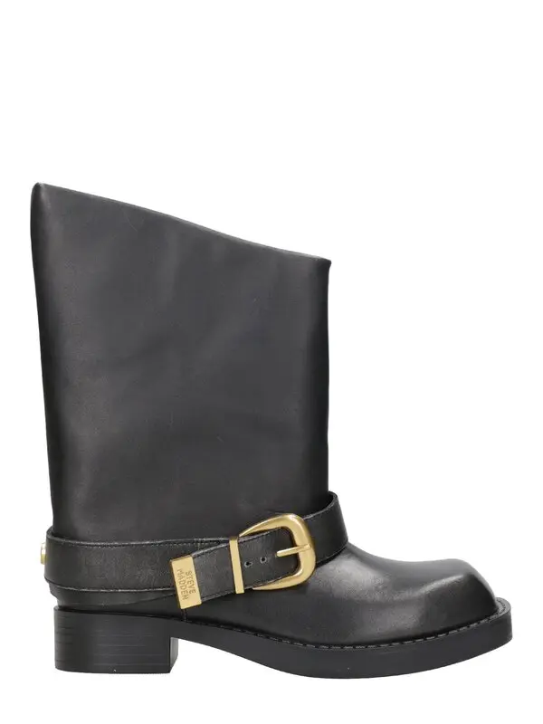 Steve Madden Boots With Buckle - Black