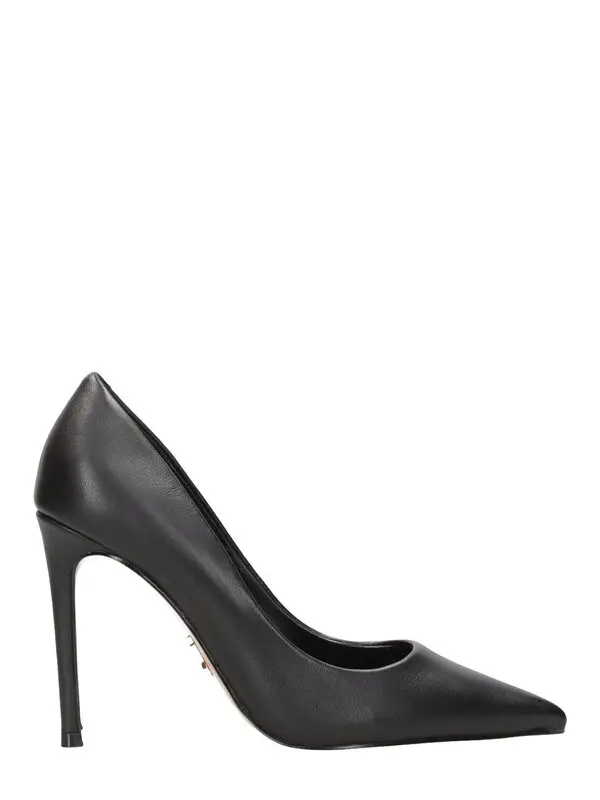 Steve Madden Leather Pointed Toe Heels - Black