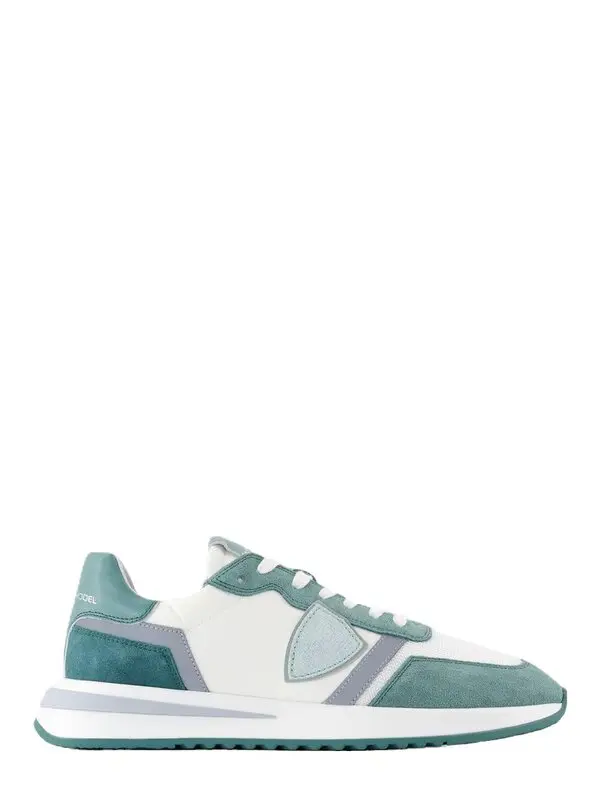 Philippe Model Low Top Canvas Sneakers - Green