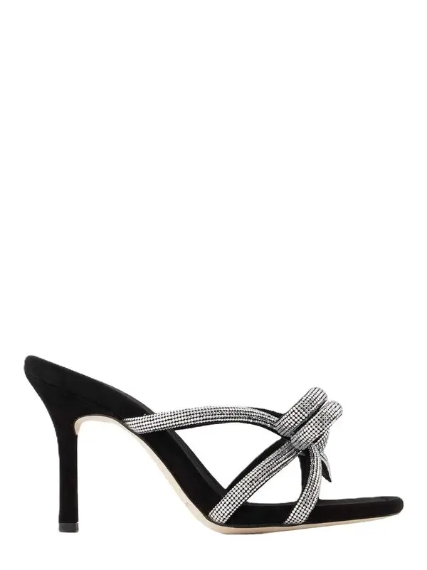 LOEFFLER RANDALL Margi Suede Heeled Sandals - Black
