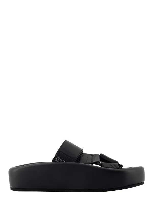 MAISON MARGIELA Leather Sandals - Black