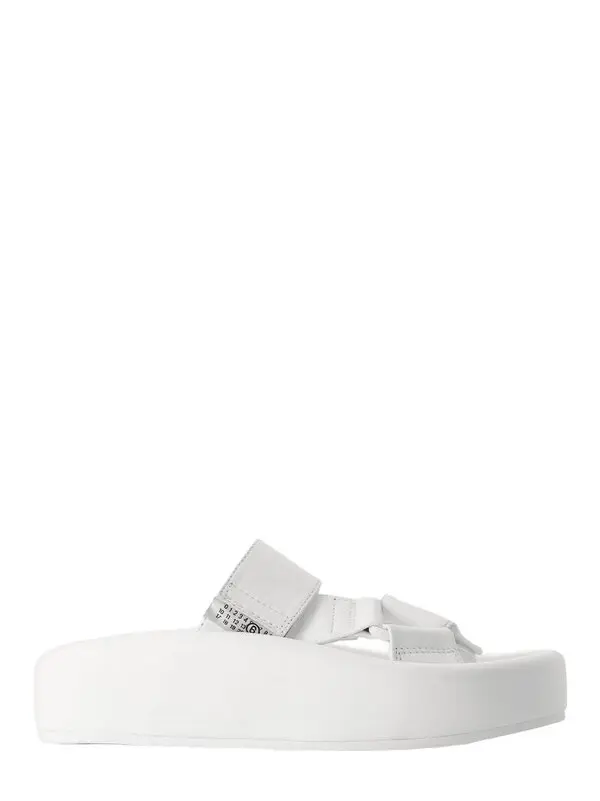 MAISON MARGIELA Leather Sandals - Beige