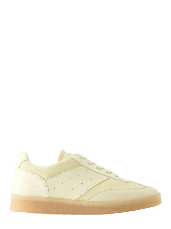 MAISON MARGIELA Leather Sneakers - Beige