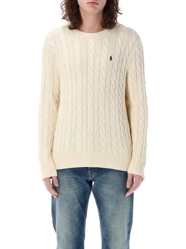 Ralph Lauren Cable Knit Sweater - Andover Cream