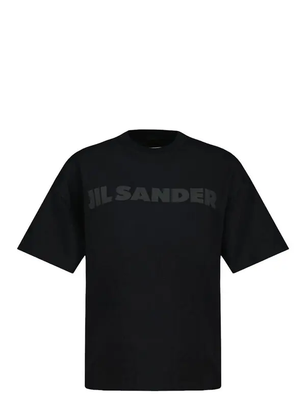 JIL SANDER Cn Ss Cotton T-shirt - Black