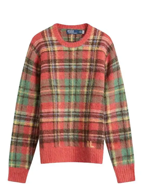 Polo Ralph Lauren Plaid Sweater - Red