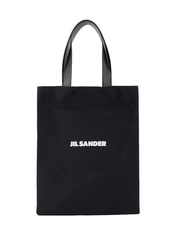 JIL SANDER Book Tote Shopper Bag - Black