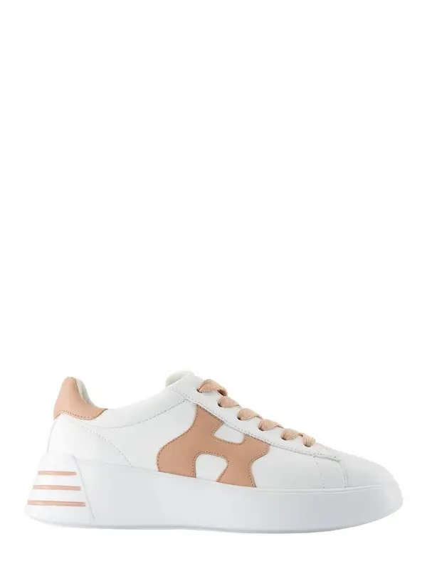 Hogan Rebel Leather Sneakers - White
