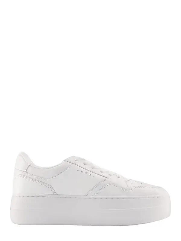 Hogan H670 Leather Sneakers - White
