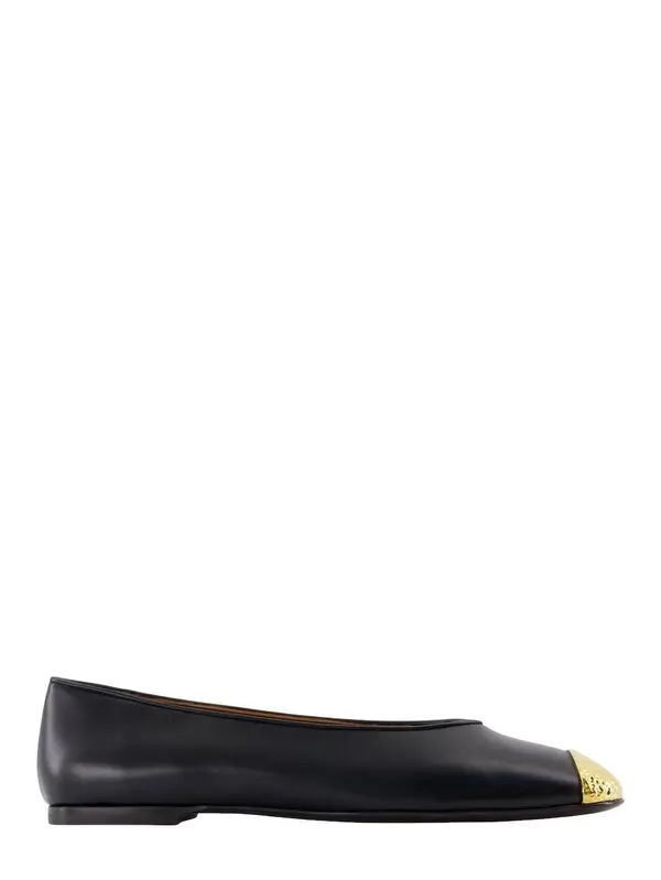 GIUSEPPE ZANOTTI Punta Amanda Ballerinas - Black