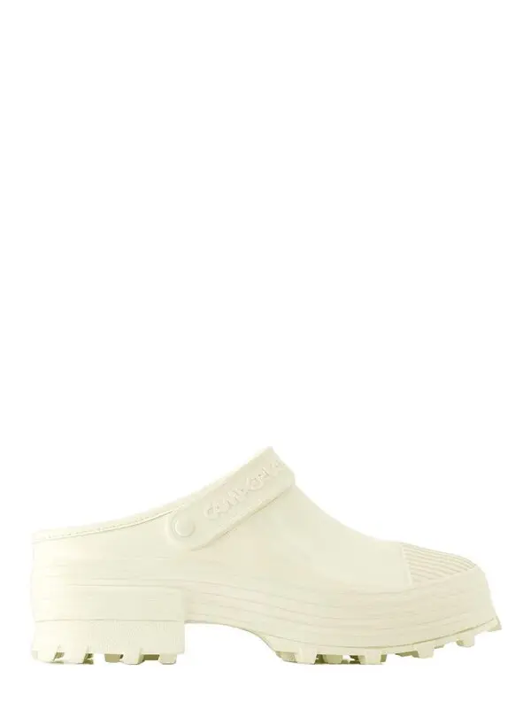CAMPER LAB Traktori Leather Slides - White