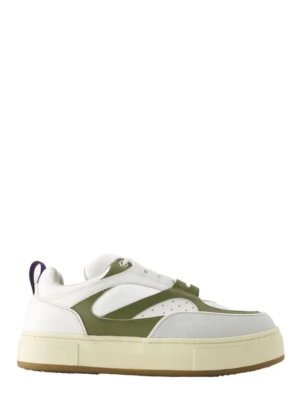 Eytys Sidney Vegan Olio Synthetic Leather Sneakers - White