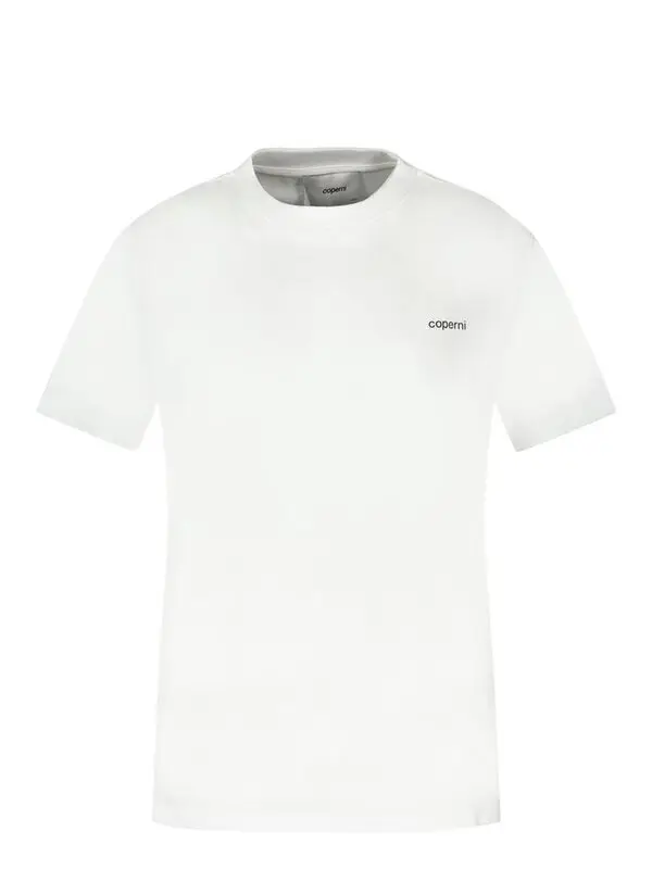 Coperni Boxy Cotton T-shirt - White