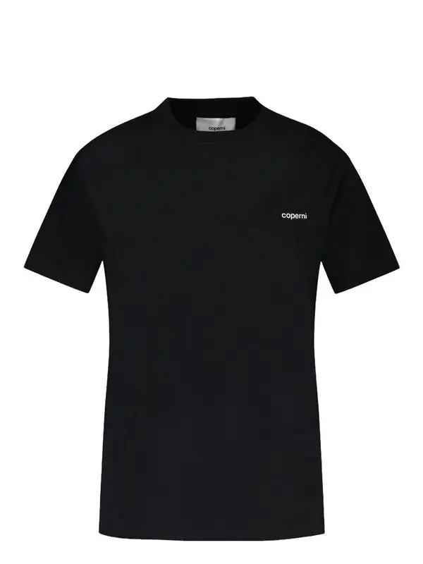 Coperni Boxy Cotton T-shirt - Black