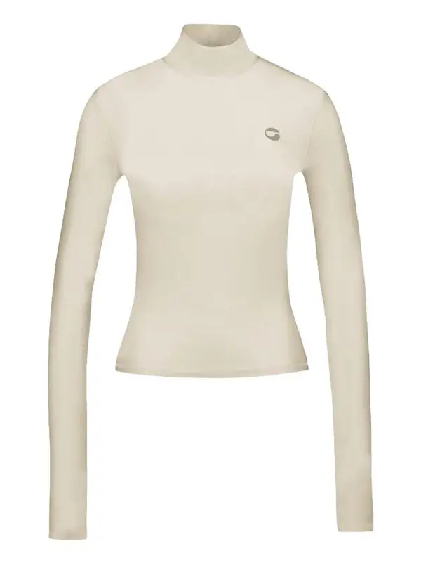 Coperni High Neck Nylon T-shirt - Beige