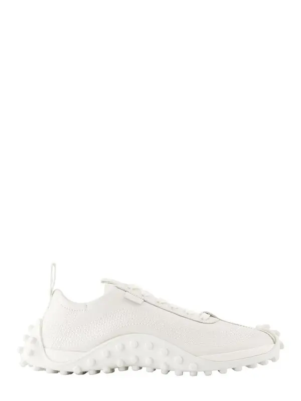 Ami Leather Sneakers - White